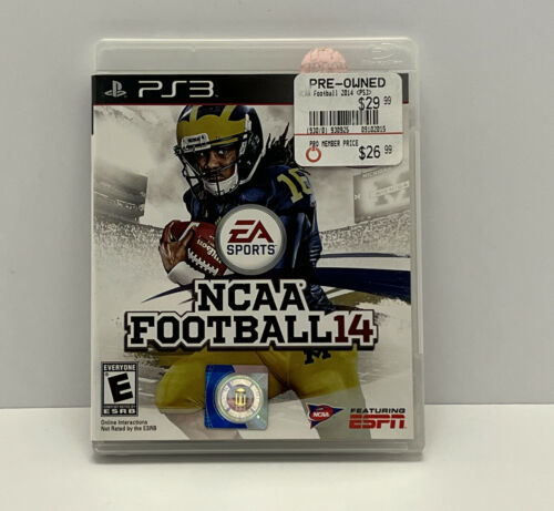 NCAA Football 14 PlayStation 3 2013 CIB No Scratches Tested And Working ...