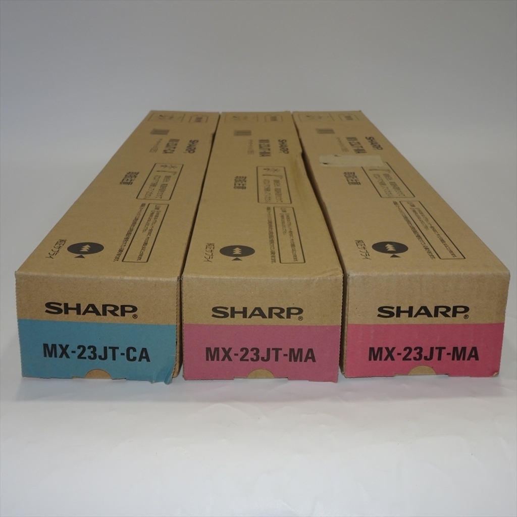〇 2色3本セット SHARP シャープ 純正トナー MX-23JT-CA シアン/MA マゼンタ MX-2310F/MX-3112FN用 T-61 〇(トナー)｜売買されたオークション情報 ...
