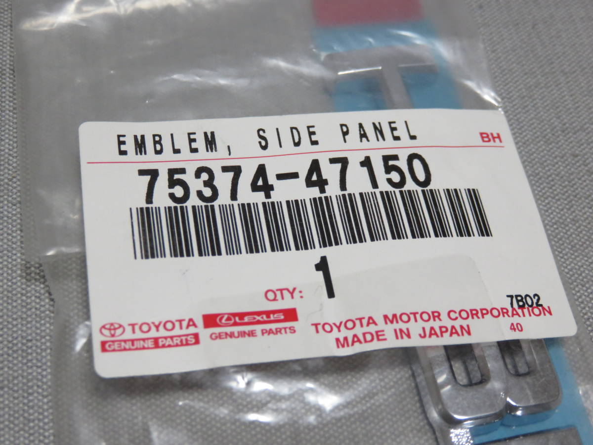 プリウス ZVW50 HYBRID 左側 サイドエンブレム 75374−47150(トヨタ)｜売買されたオークション情報、yahooの商品情報 ...