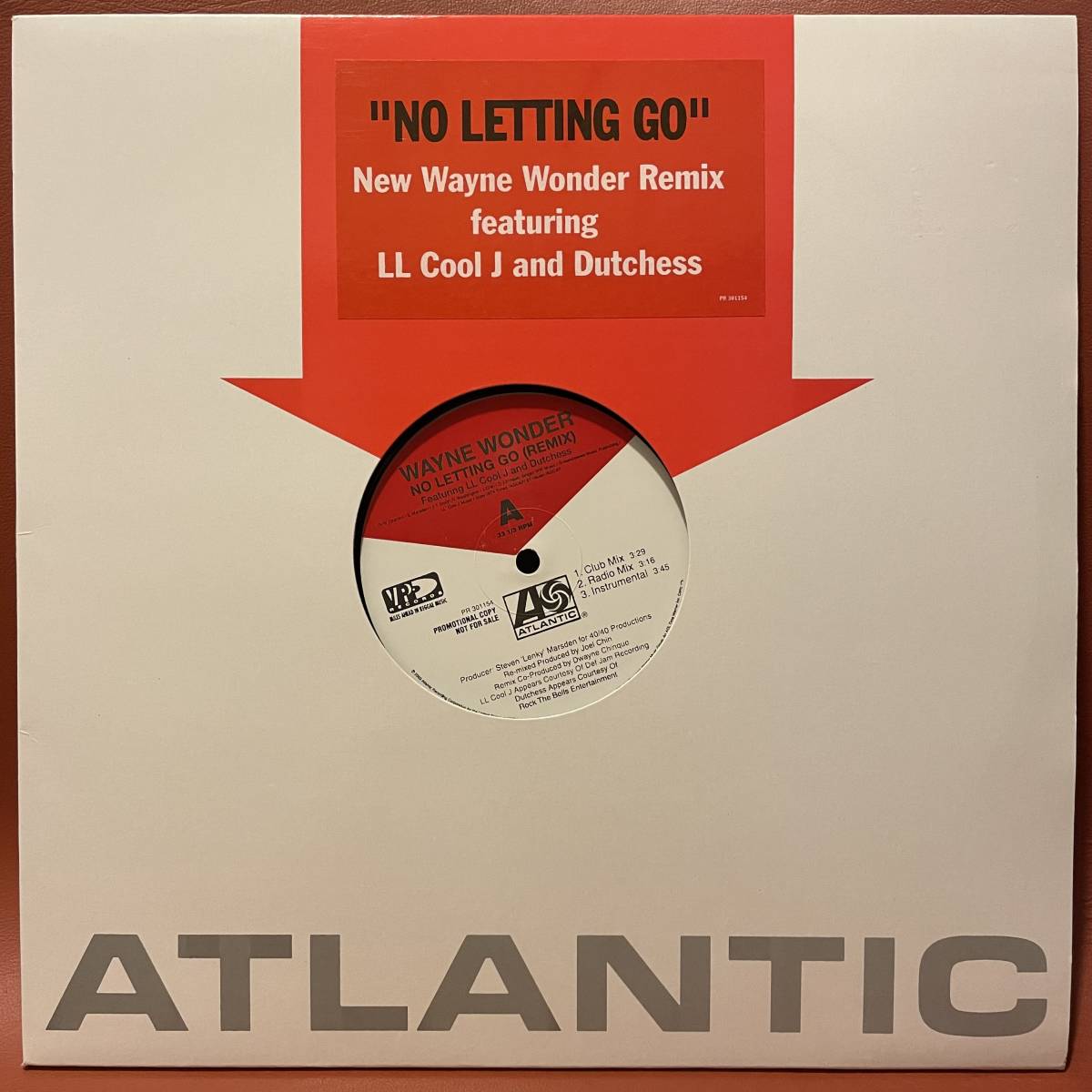 Wayne Wonder Featuring LL Cool J And Dutchess - No Letting Go Remix US盤 ...