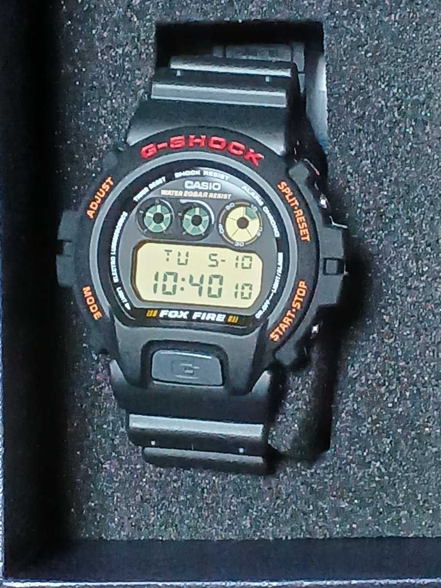 カシオ CASIO G-SHOCK ジーショック 腕時計 FOX FIRE 品 保証書 説明書 箱付き DW-6900B-9 ブラック ...