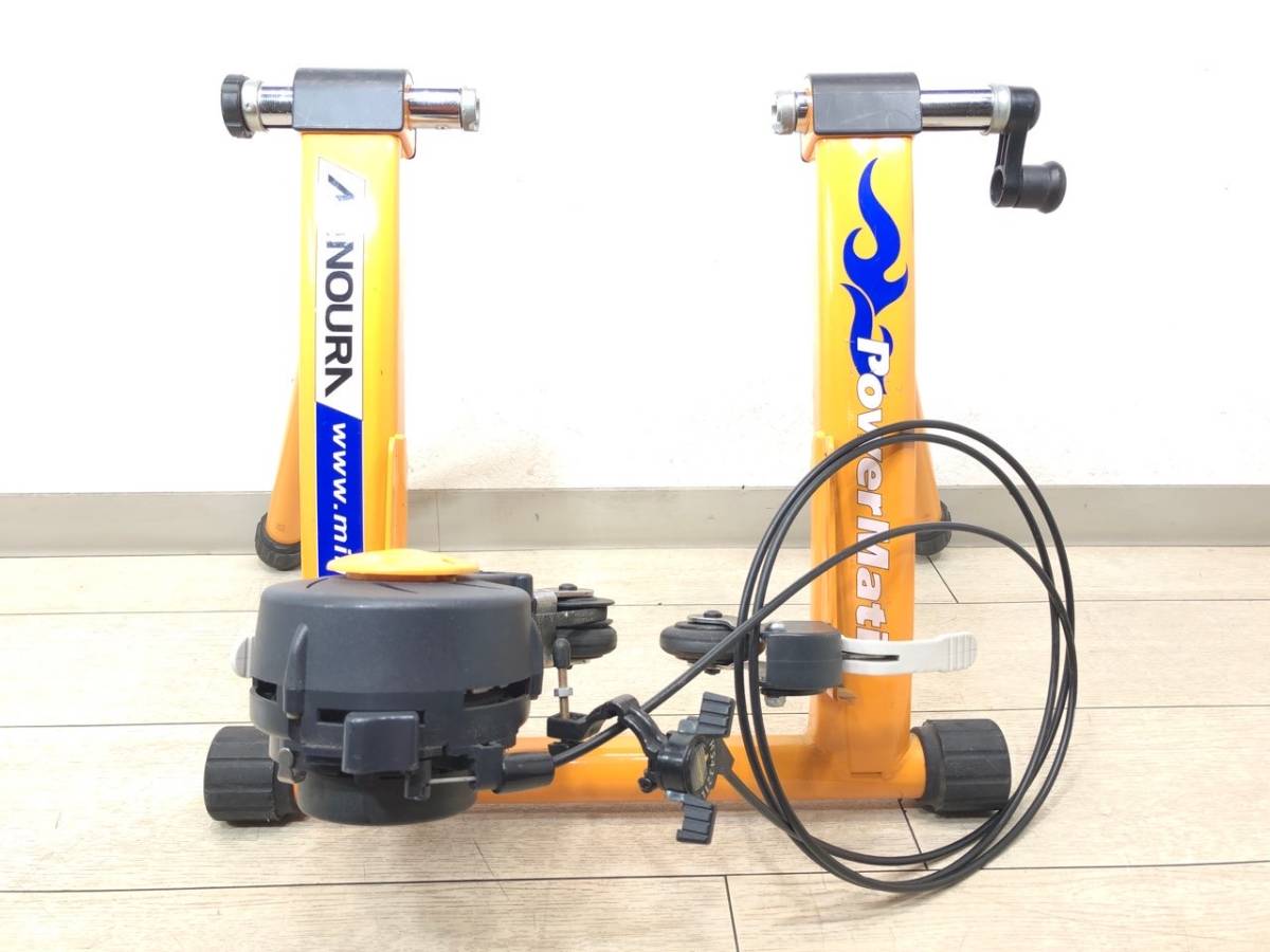 5/061 動作未確認 ミノウラ MINOURA Power Matic ローラー台 リムドライブ サイクルトレーナー マグターボ RDPM ...