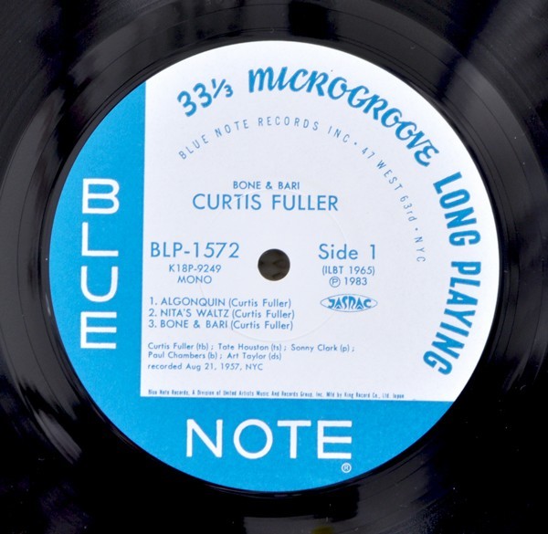 国内盤 Blue Note Curtis Fuller - Bone & Bari / キング K18P 9249(ジャズ一般)｜売買された ...