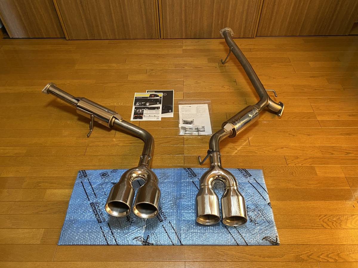 良品 日産 E52 エルグランド ROWEN リア エキゾースト マフラー テール 左右 ダブル出し 前期 後期 エアロ ストレート 2500cc(社外品)｜売買されたオークション情報 ...