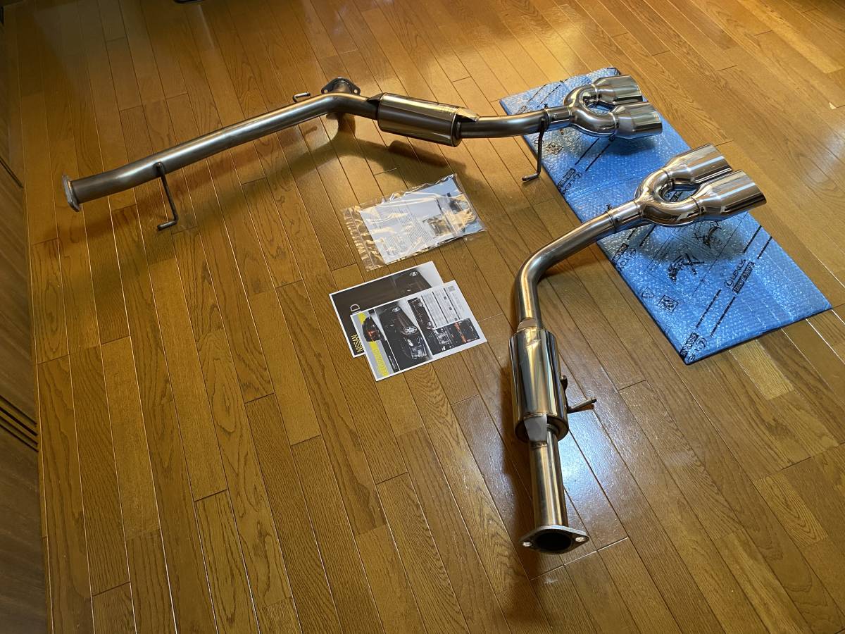 良品 日産 E52 エルグランド ROWEN リア エキゾースト マフラー テール 左右 ダブル出し 前期 後期 エアロ ストレート 2500cc(社外品)｜売買されたオークション情報 ...