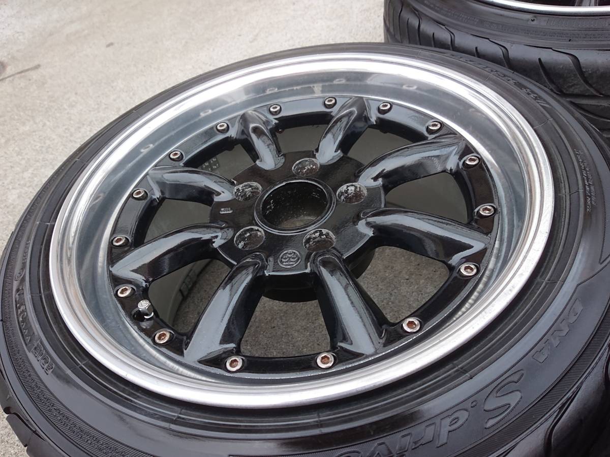 深リム SSR watanabe ワタナベ RS Eight RS-8 16インチ 9J/9.5J OFF+27/+20 5H PCD114 ...