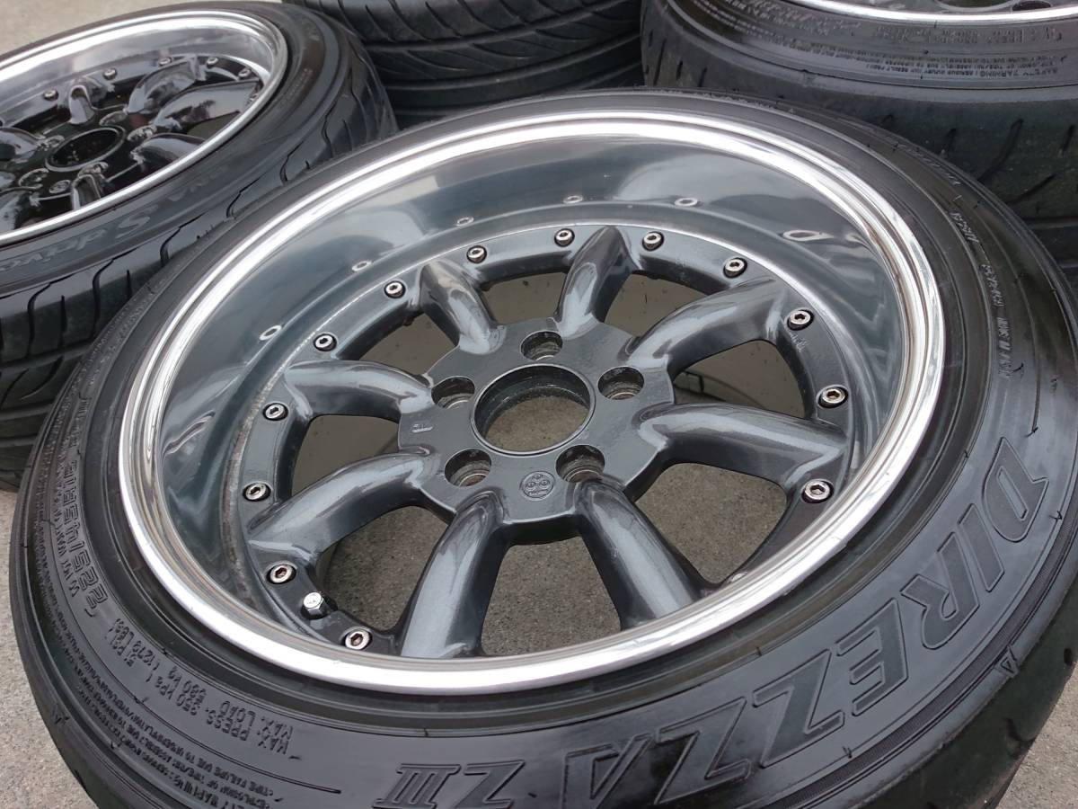 深リム SSR watanabe ワタナベ RS Eight RS-8 16インチ 9J/9.5J OFF+27/+20 5H PCD114 ...