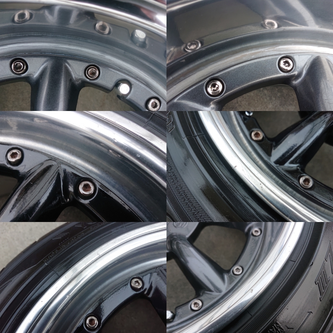 深リム SSR watanabe ワタナベ RS Eight RS-8 16インチ 9J/9.5J OFF+27/+20 5H PCD114 ...