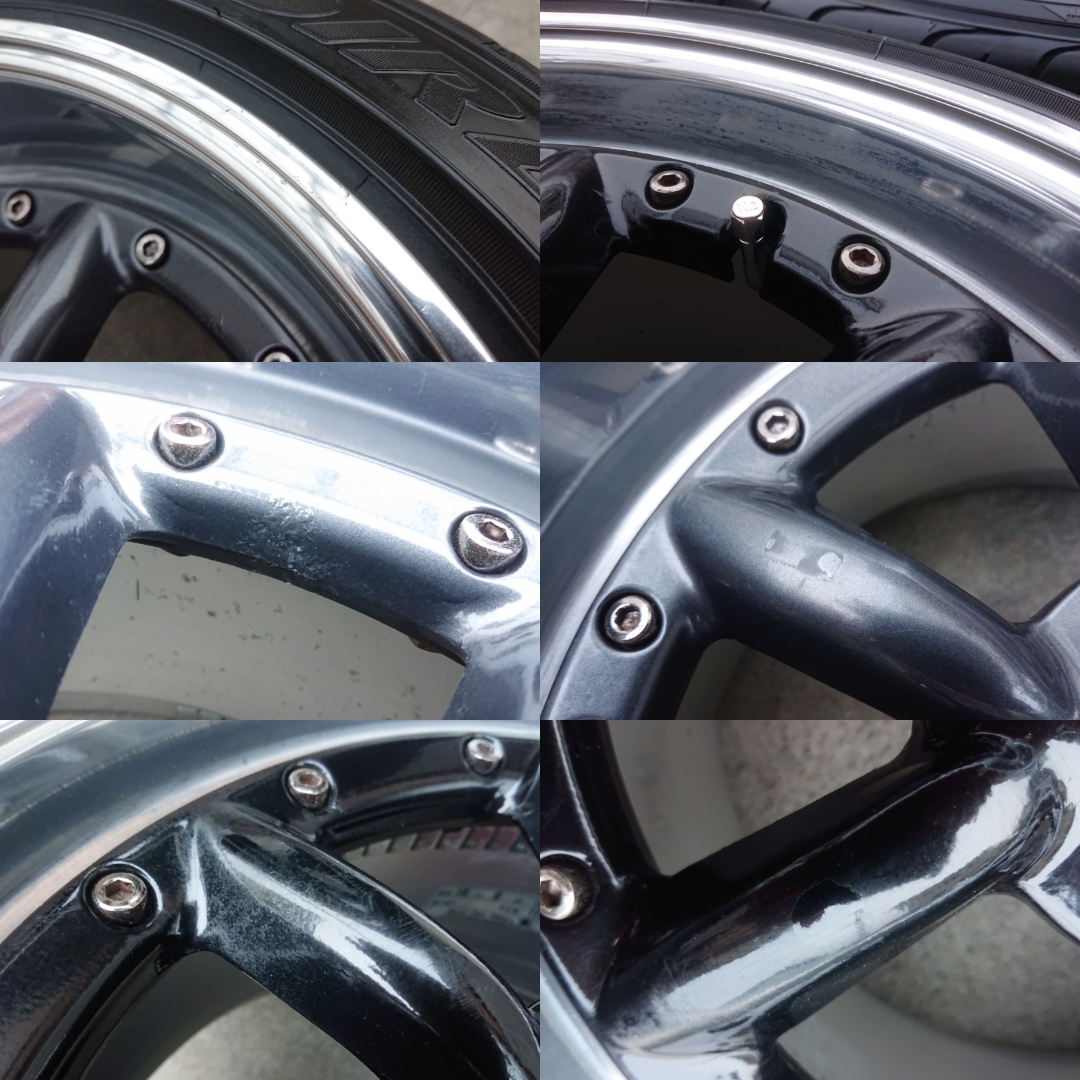 深リム SSR watanabe ワタナベ RS Eight RS-8 16インチ 9J/9.5J OFF+27/+20 5H PCD114 ...