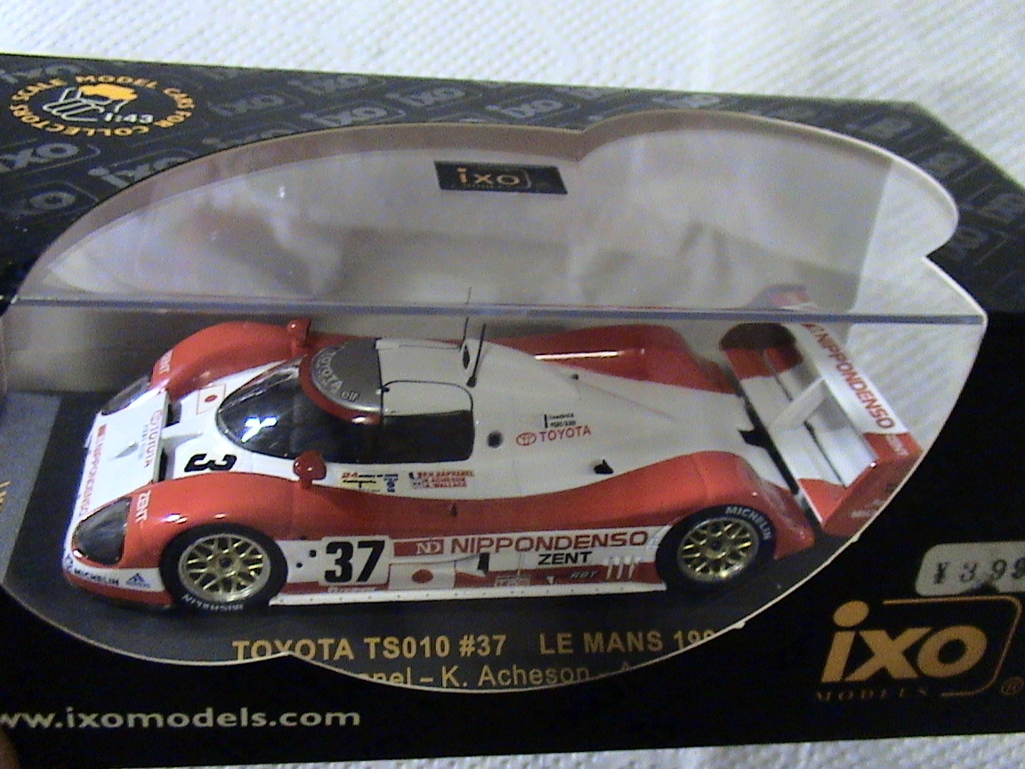 ixo 1/43 TOYOTA TS010 ル マン 1993 ZENT #37 ＆ ixo 1/43 トヨタ TS010 Tom s #7 ...