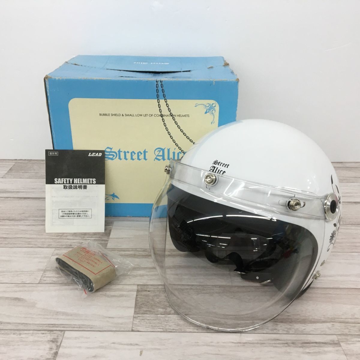 リード工業 LEAD バイクヘルメット ジェット Street Alice / 55-57cm未満 L4739(女性用)｜売買された ...