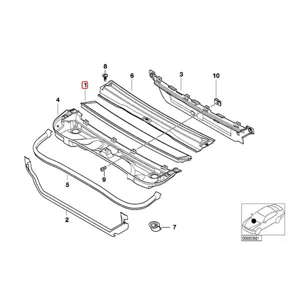 純正OEM CORTECO製 BMW E46 318Ci 328Ci 330Ci M3 M3CSL エアコンフィルター 64319216591 ...