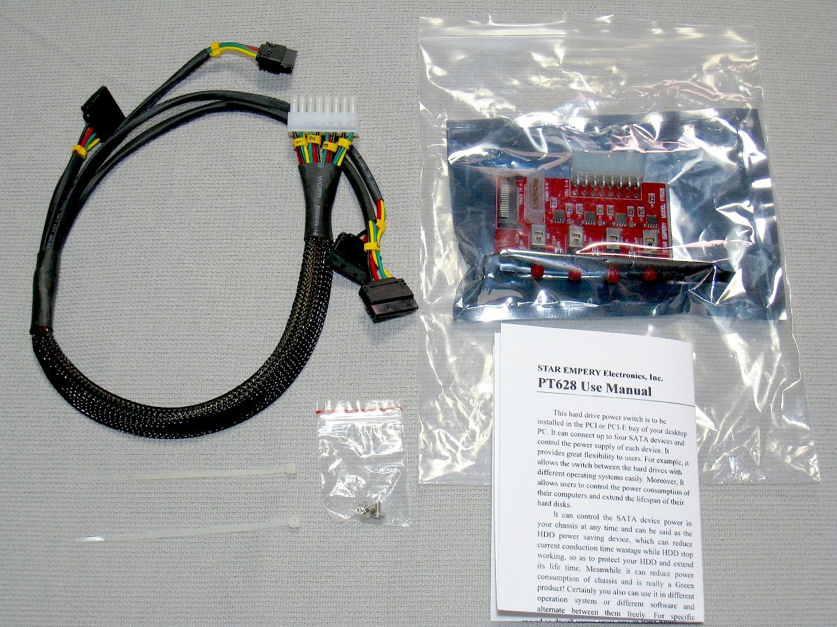 Star Empery 4チャンネル SATAデバイス 電源制御スイッチ ドライブセレクタ PT628(ケーブル、コネクタ)｜売買された ...