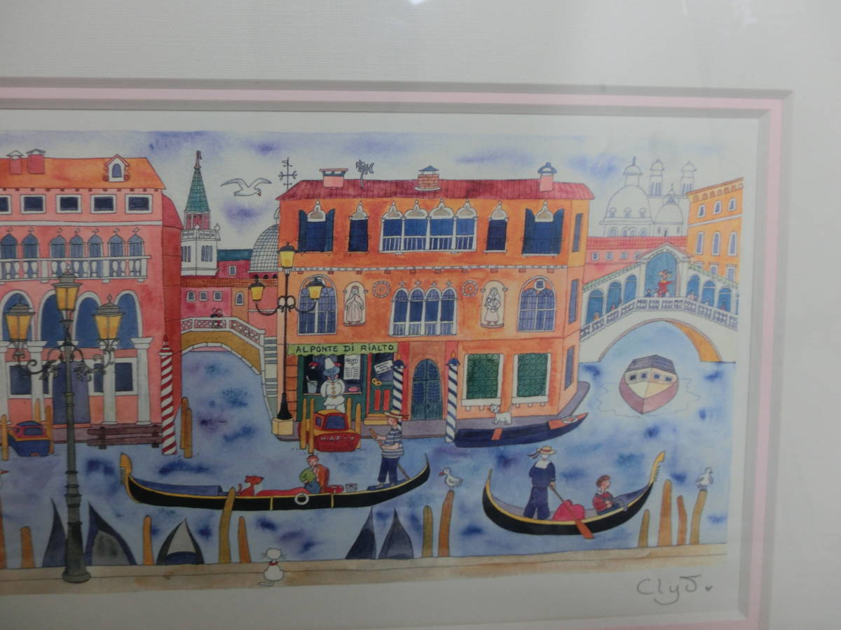 c162 Clyv クリーブ ベニス 版画 ダイヤモンドスクリーニング 限定600(シルクスクリーン)｜売買されたオークション情報、yahooの商品情報をアーカイブ公開 - オークファン ...