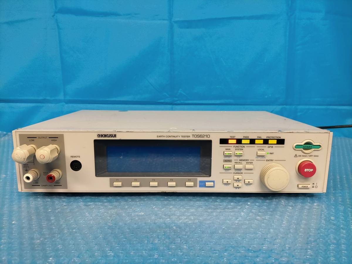 CK10332 菊水電子工業 KIKUSUI TOS6210 アース導通試験器 現状渡し(その他)｜売買されたオークション情報、yahooの ...