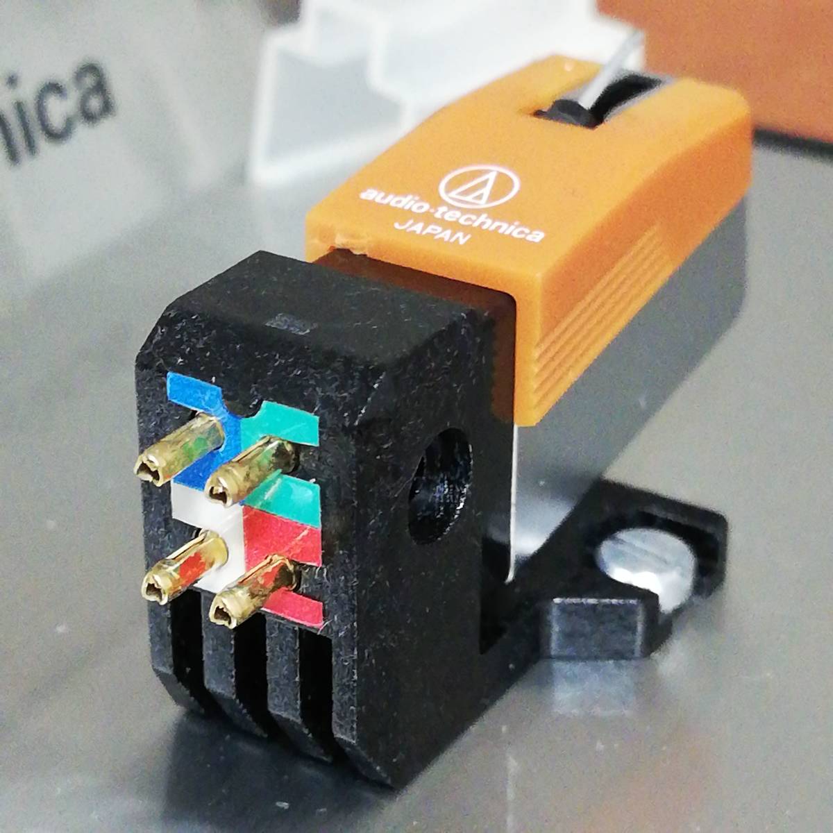 激レア 再生良好 audio-technica オーディオテクニカ T4P規格MM VM 型カートリッジ AT122EP ユニバーサルアーム用 ...