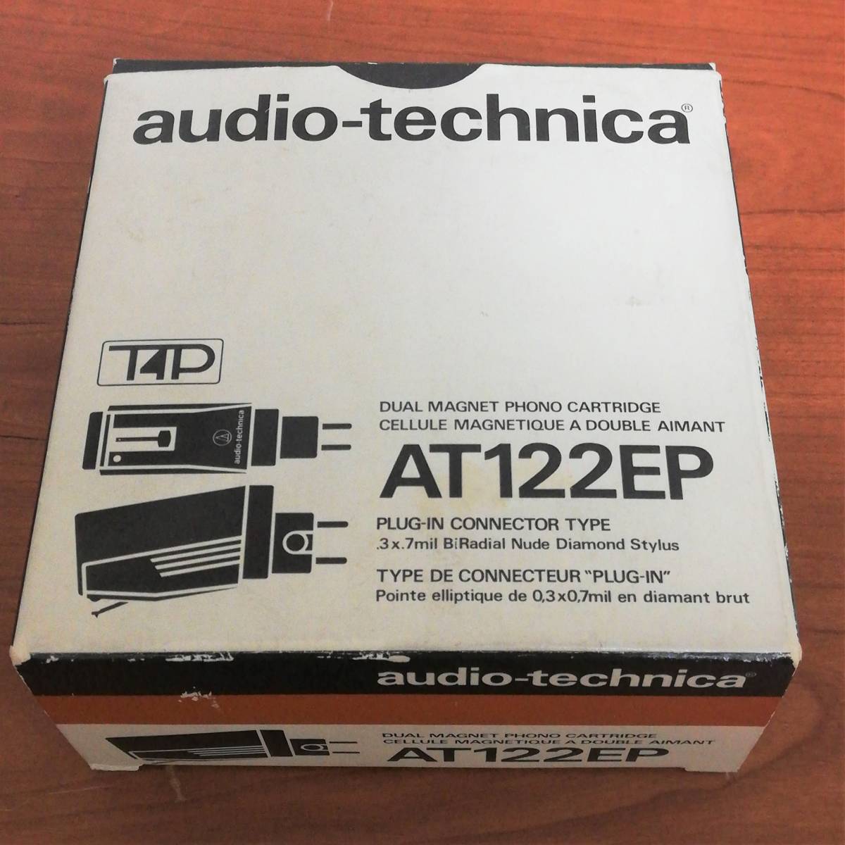 激レア 再生良好 audio-technica オーディオテクニカ T4P規格MM VM 型カートリッジ AT122EP ユニバーサルアーム用 ...