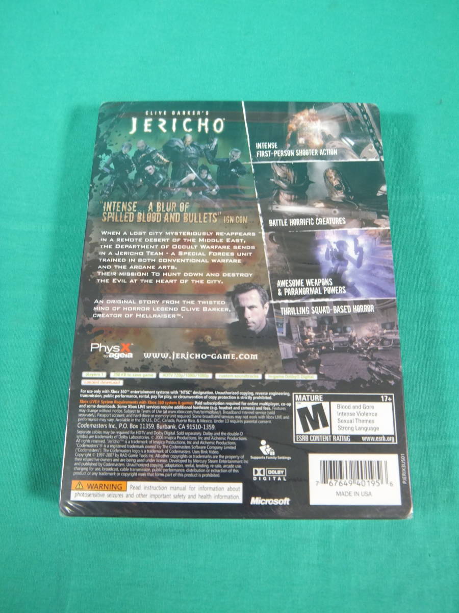 58/R163 Clive Barker's Jericho クライブ バーカーズ ジェリコ SPECIAL EDITION 海外版 XBOX 360(アクション)｜売買されたオークション情報 ...