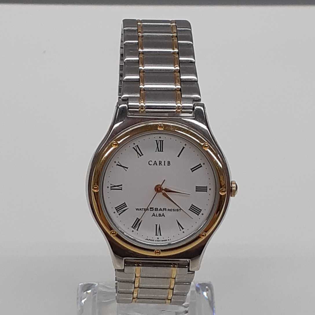 SEIKO セイコー CARIB ALBA アルバ 3針 メンズクォーツ 腕時計 V701-6370 ま(アルバ)｜売買されたオークション情報 ...