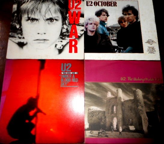U2 LPレコード4点 UNDER A BLOOD RED SKY/The Unforgettable Fire/OCTOBER/WAR RM12(U2)｜売買されたオークション情報 ...