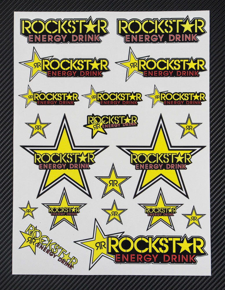 Rockstar Decal ロックスター デカール ステッカー シール セット 24cm x 32cm(ステッカー、デカール)｜売買されたオークション情報、yahooの商品情報をアーカイブ ...