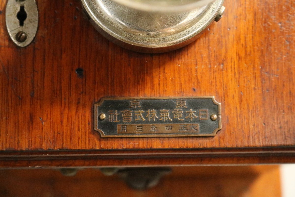 E813 古い昔の電話/デルビル磁石式壁掛電話機/大正期/時代もの/古道具/アンティーク/ジャンク品/42366(その他)｜売買されたオークション情報、yahooの商品情報をアーカイブ公開 ...