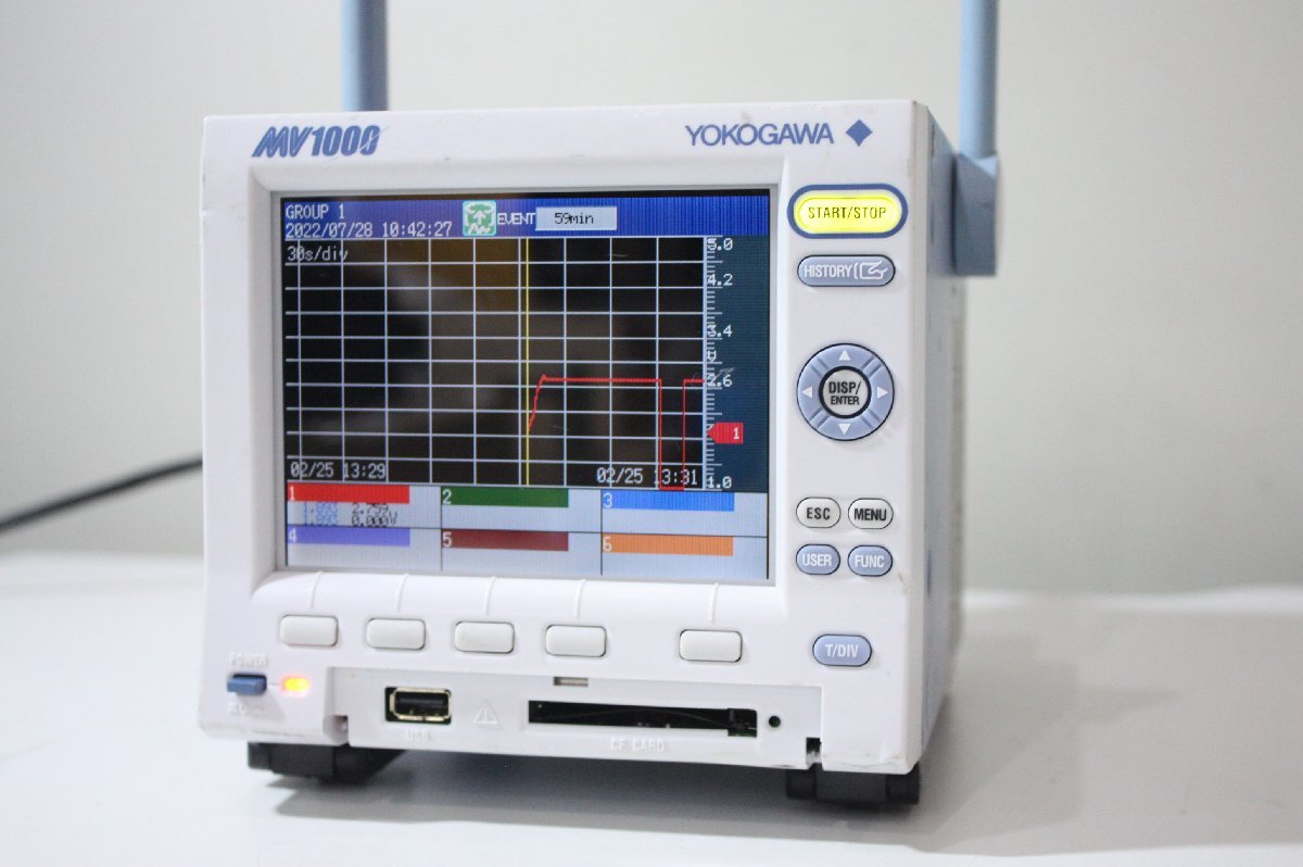 F3057 ポータブルペーパレスレコーダー MV1000 横河電機 YOKOGAWA(環境測定器)｜売買されたオークション情報、yahooの商品情報をアーカイブ公開 - オークファン ...