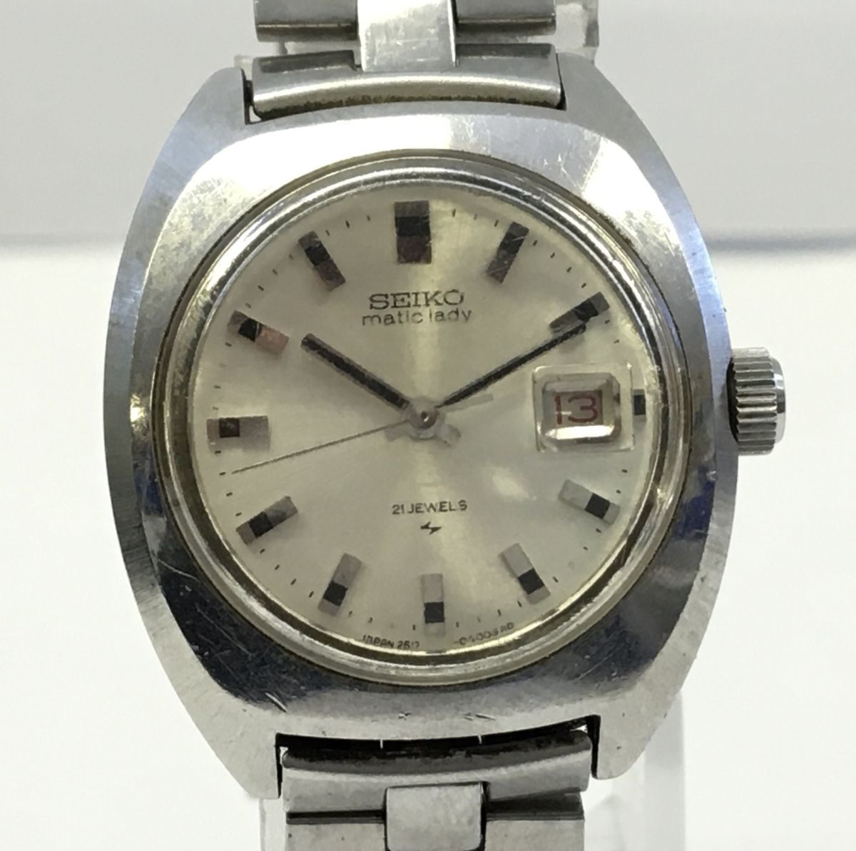 Y617-I37-701 SEIKO セイコー matic lady セイコーマチックレディ 21石 2517-0340 レディース デイト ...