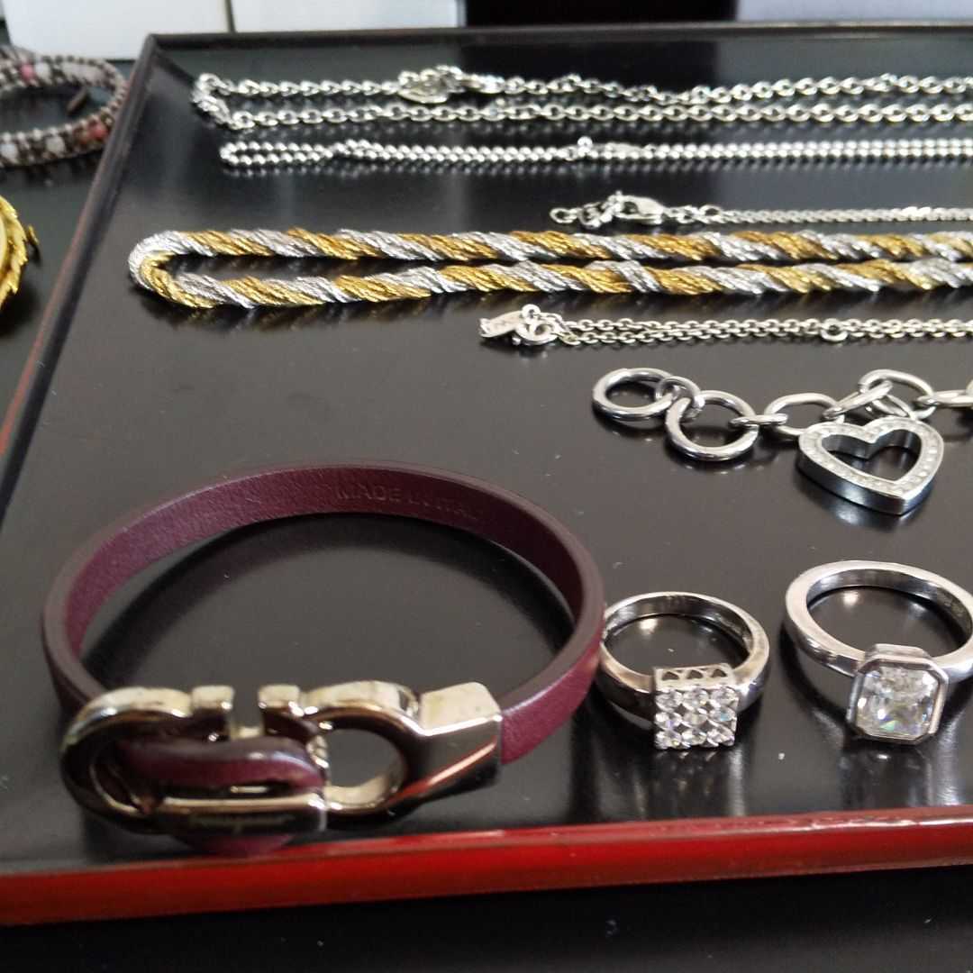 アクセサリーまとめて Folli Follie COACH PANDORA DIESEL 4℃ YSL AGATHA dunhill ...