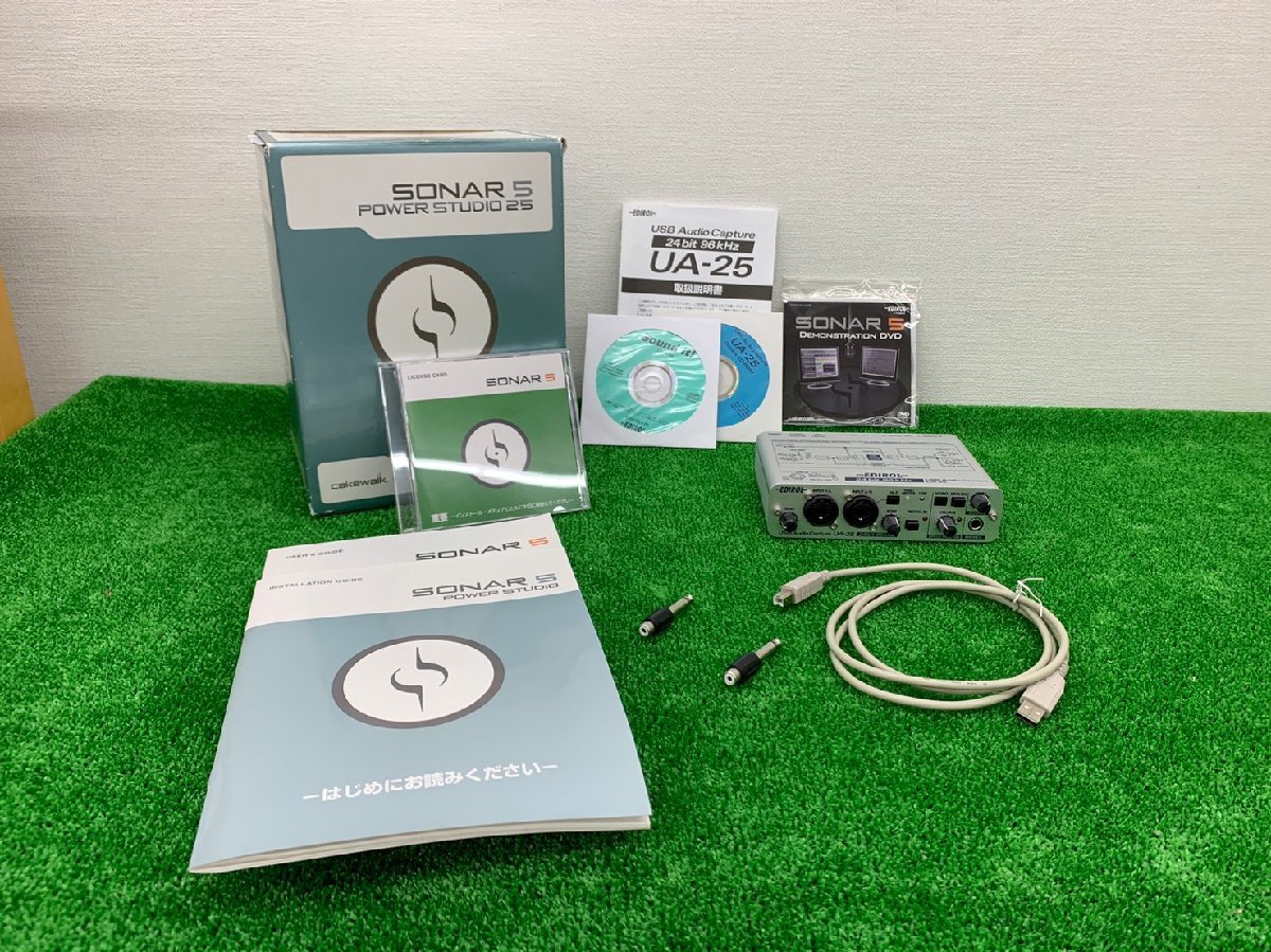 754 現状品 DAW機器 Roland ローランド cakewalk SONAR 5 POWER STUDIO 25 SONAR 5 UA ...