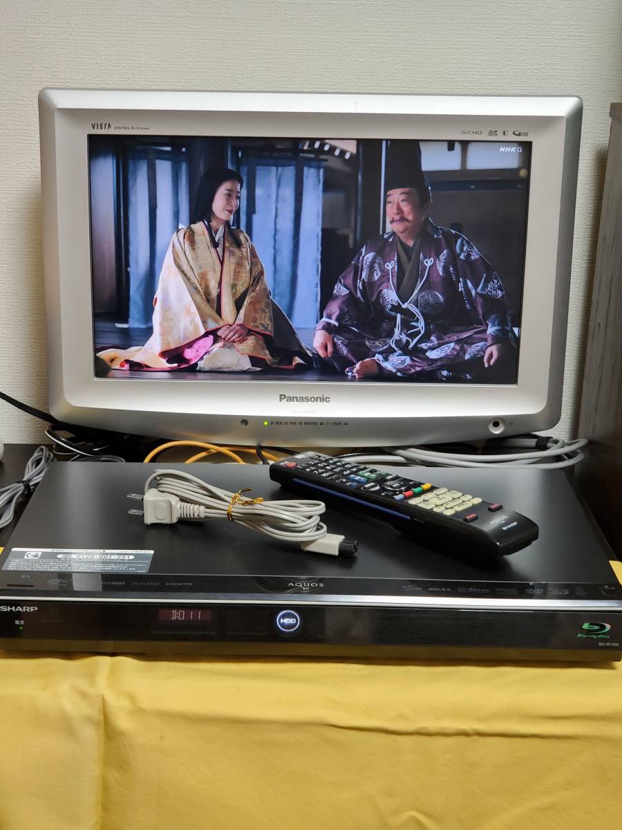 シャープ/SHARP/AQUOS HDD/BDレコーダー BD-W1100 リモコン 取扱説明書 Bカード付 2番組同時録画 3D対応機 1TB(シャープ)｜売買されたオークション情報 ...