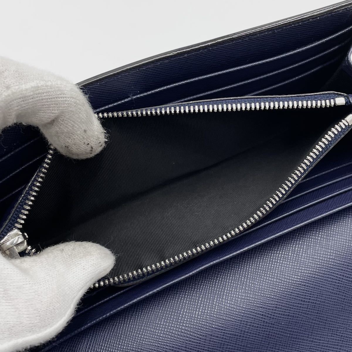 1円 極 BALLY バリー メンズ 長財布 Taliro タリロ ロゴ 金具 トレスポ ストライプ レザー 本革 カーフ サフィアーノ ...