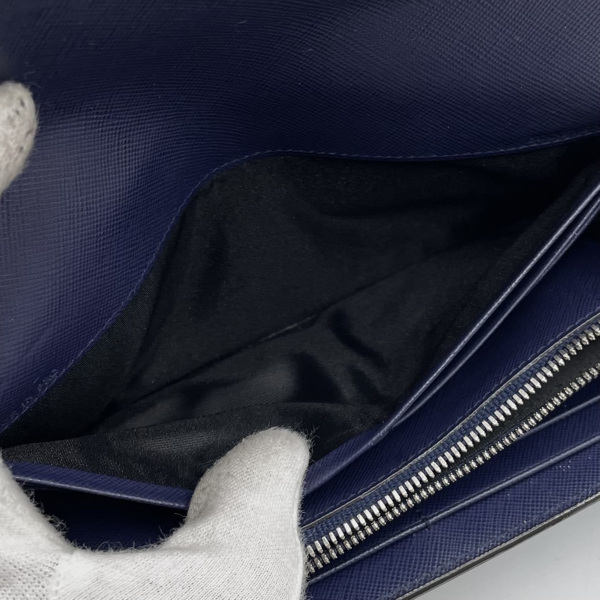 1円 極 BALLY バリー メンズ 長財布 Taliro タリロ ロゴ 金具 トレスポ ストライプ レザー 本革 カーフ サフィアーノ ...