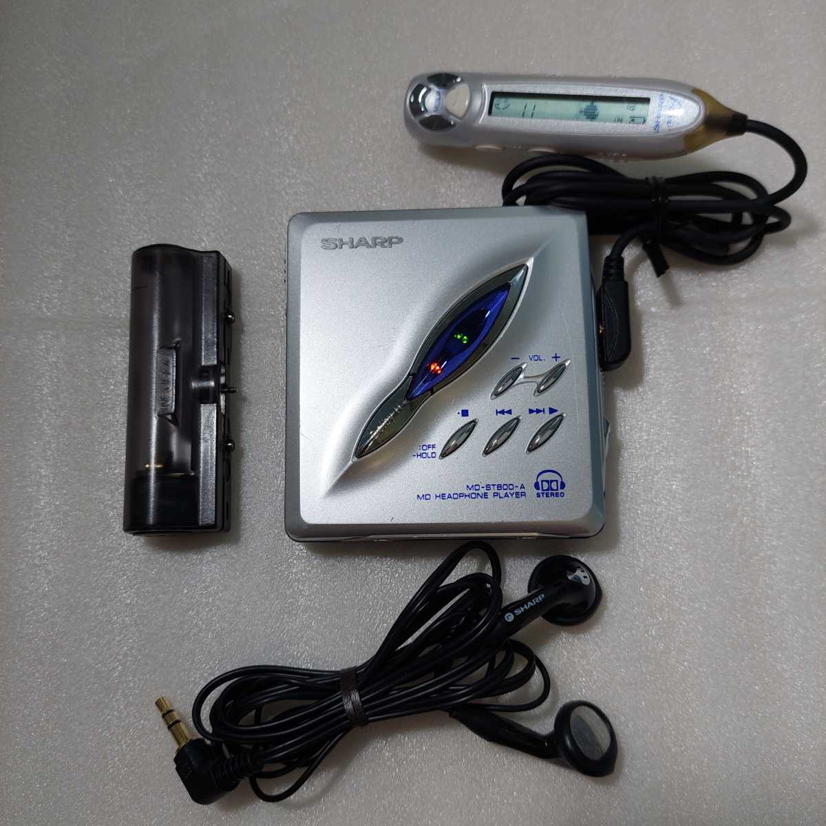 Sharp MD Walkman MD-ST 800(再生専用)｜売買されたオークション情報、yahooの商品情報をアーカイブ公開 - オークファン（aucfan.com）