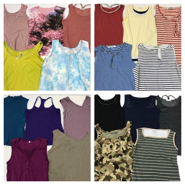 FS－63 レディース ＃厳選タンクトップ ノースリーブおまとめ SET サイズS~L 大量70着 大量 古着 おまとめ福袋(タンクトップ)｜売買されたオークション情報、yahooの商品情報を ...