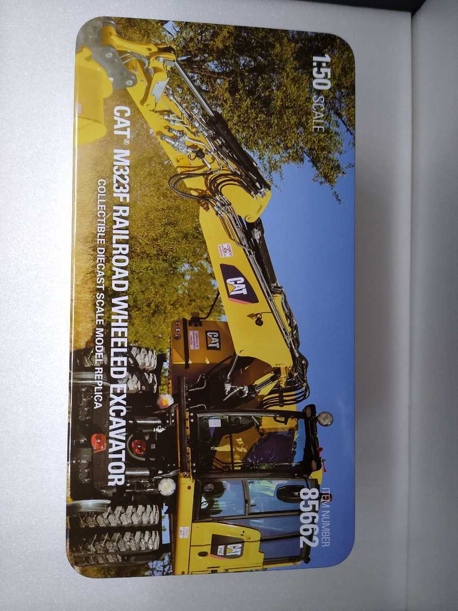 キャタピラー ダイキャスト マスター 1/50 ハイラインシリーズ CAT M323 F レイルロード ホイール 油圧ショベル DIECAST ...