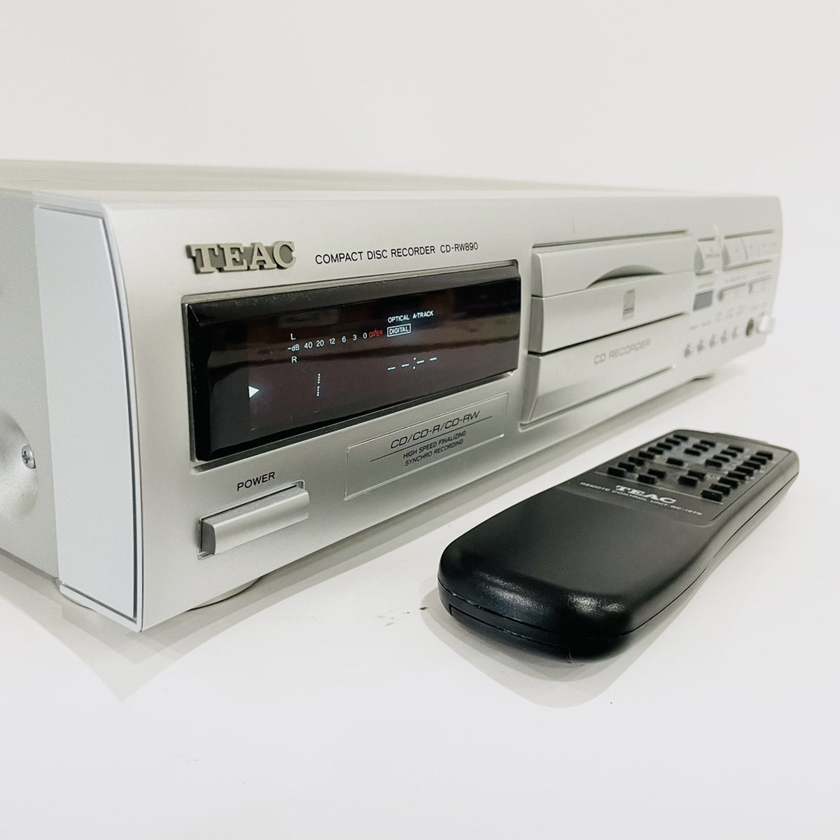 説明書付 リモコン付 TEAC ティアック CD-RW890 CDレコーダー テアック CDデッキ 1555(一般)｜売買されたオークション情報、yahooの商品情報をアーカイブ公開 ...