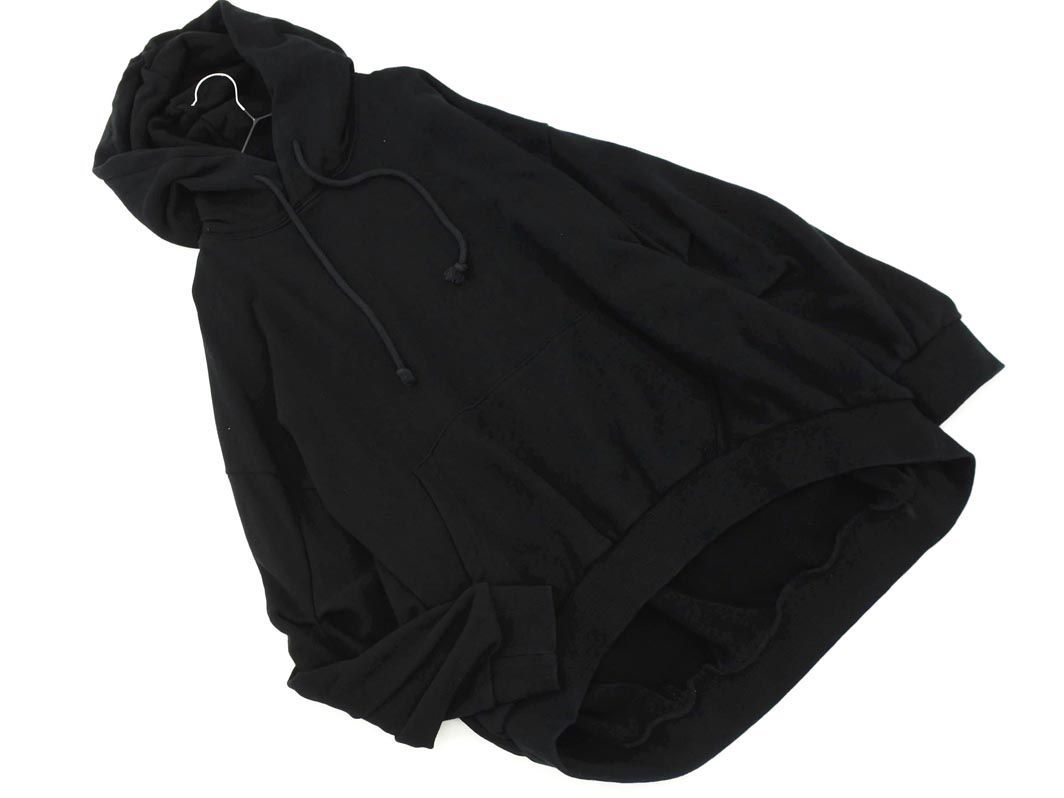 JEANASIS ジーナシス プルオーバー パーカー sizeF/黒 cgb5 レディース(トップス)｜売買されたオークション情報、yahooの商品情報をアーカイブ公開 - オークファン ...