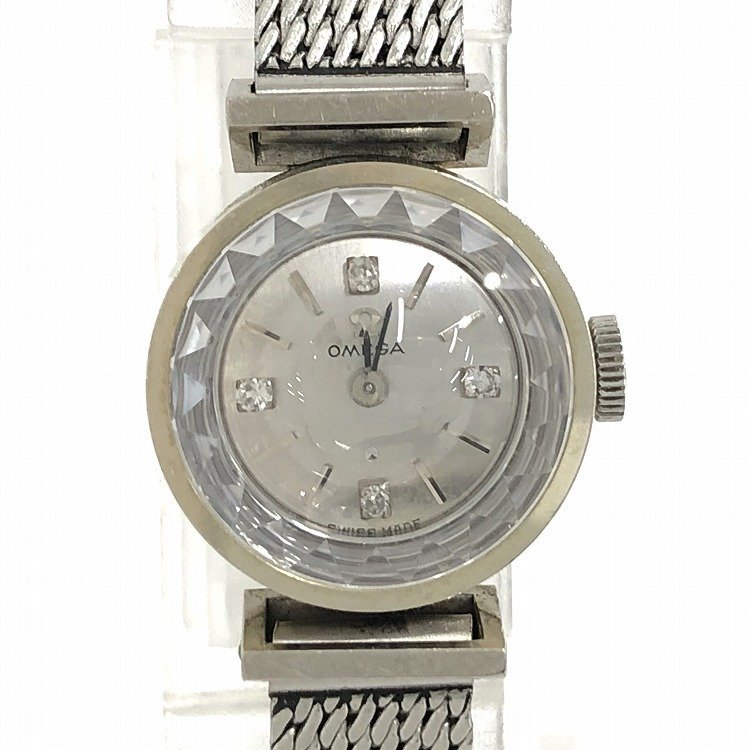 OMEGA オメガ カットガラス 4Pダイヤ レディース腕時計 手巻き 612(その他)｜売買されたオークション情報、yahooの商品情報を ...