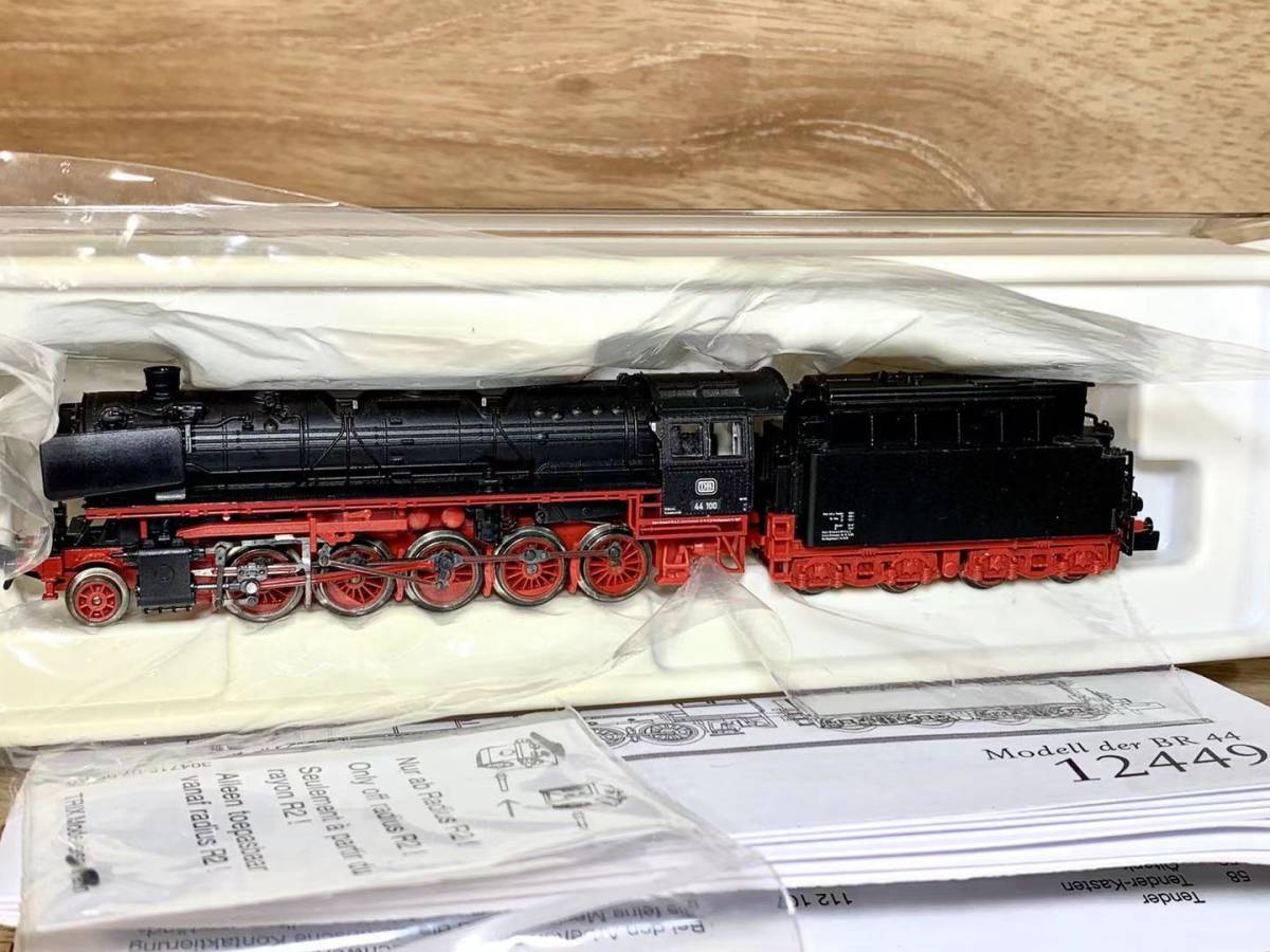 DCC+SOUND MINITRIX Nゲージ 12449 DB ドイツ連邦鉄道 BR44 100 蒸気機関車 EP.III DCCサウンド ...