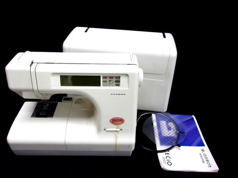 1000円スタート ミシン JANOME ジャノメ Secio 8500 セシオ Model 834型 ハンドクラフト 手工芸 ジャノメミシン ...