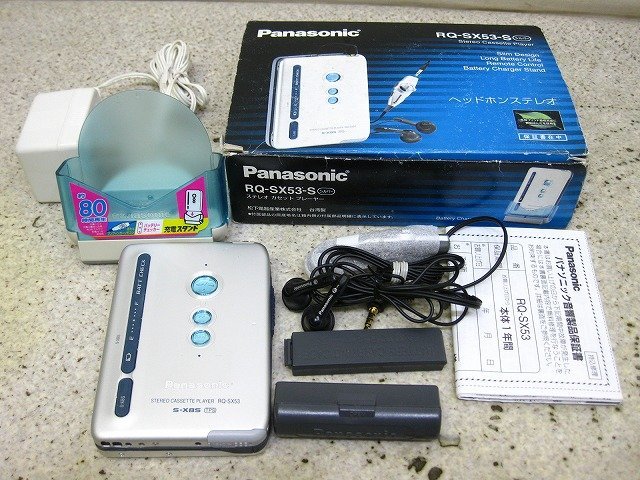 Panasonic パナソニック ステレオカセットプレーヤー RQ-SX53-S ジャンク1(再生専用)｜売買されたオークション情報 ...