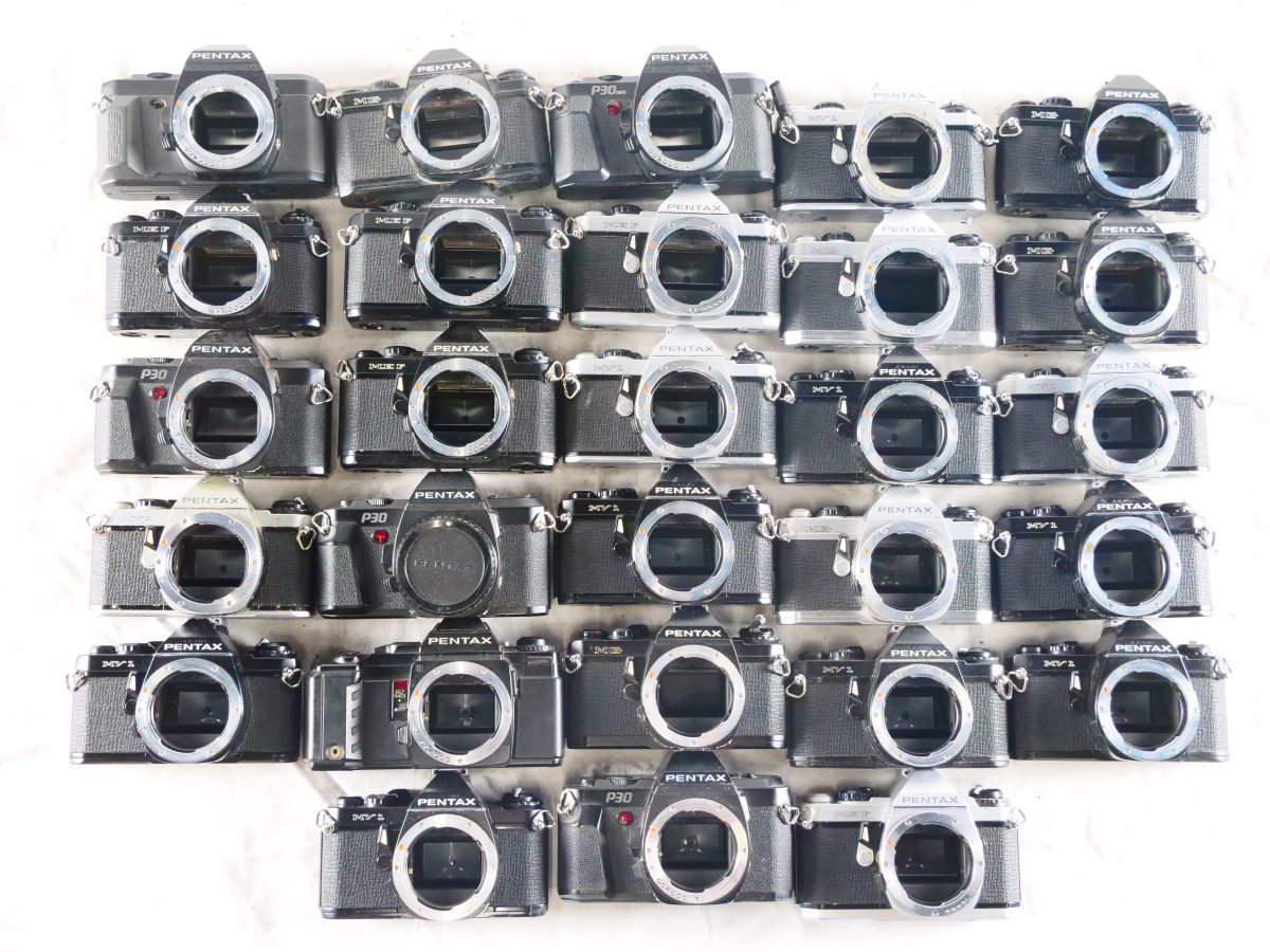 23243B 4 28点まとめ PENTAX ペンタックス MEF MV1 P30 他 MF一眼レフカメラ まとめ まとめて 大量セット ...