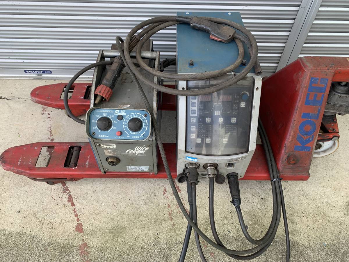 ダイヘン 半自動溶接機 DM350 CO2/MAG溶接用直流電源 ワイヤ送給装置 デジタルインバーターオート(半自動溶接機)｜売買された ...