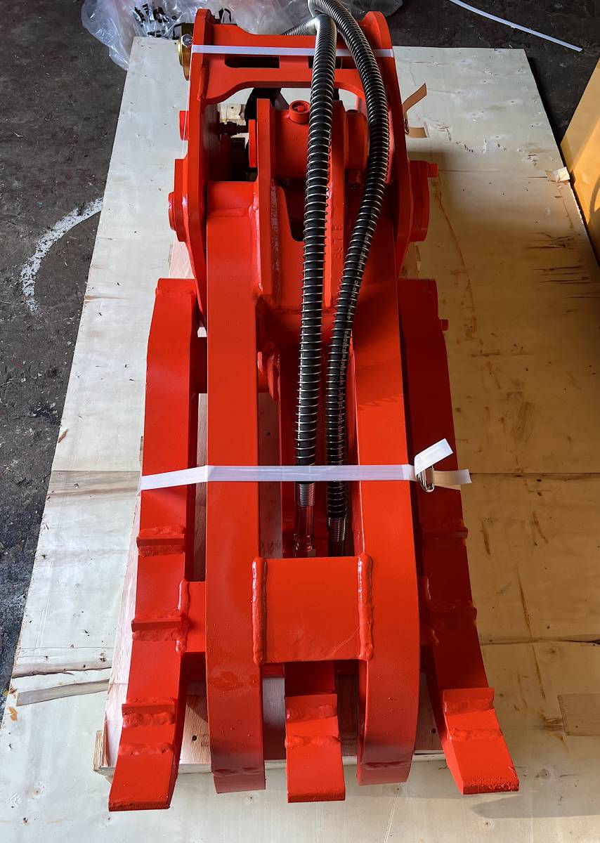 0.2M3用 油圧フォーク ハサミ ピン径45㎜ x172㎜ コマツ:PC40/PC45/PC50/PC55/PC58 北越工業:AX40~AX58 古河機械金属:FX040~FX60(建設 ...