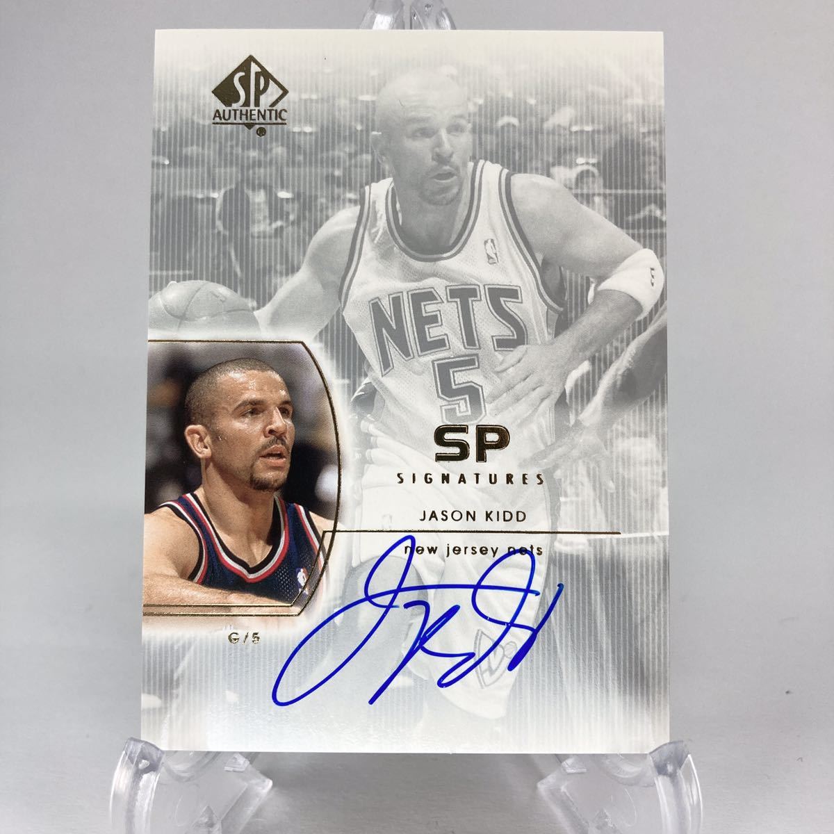 1円スタート 直筆サイン ジェイソン キッド JASON KIDD 2002-03 UPPER DECK SP SIGNATURES AUTO ...