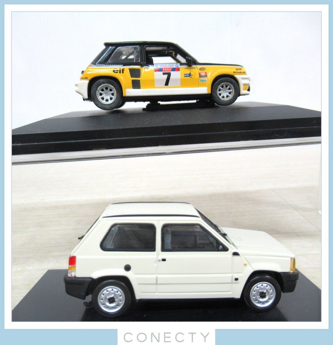 エリゴール 1/43 RENAULT 5turbo Rallye Tour de Corse 1982/EG FIAT PANDA 750 ...