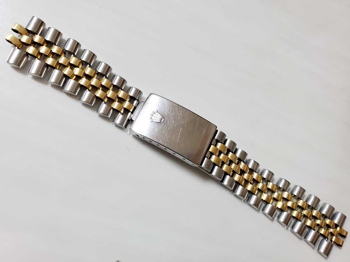 ROLEX ロレックス デイトジャスト 1601316233 18K YGコンビブレスレット 62523H-18 正規品パーツ(ベルト ...