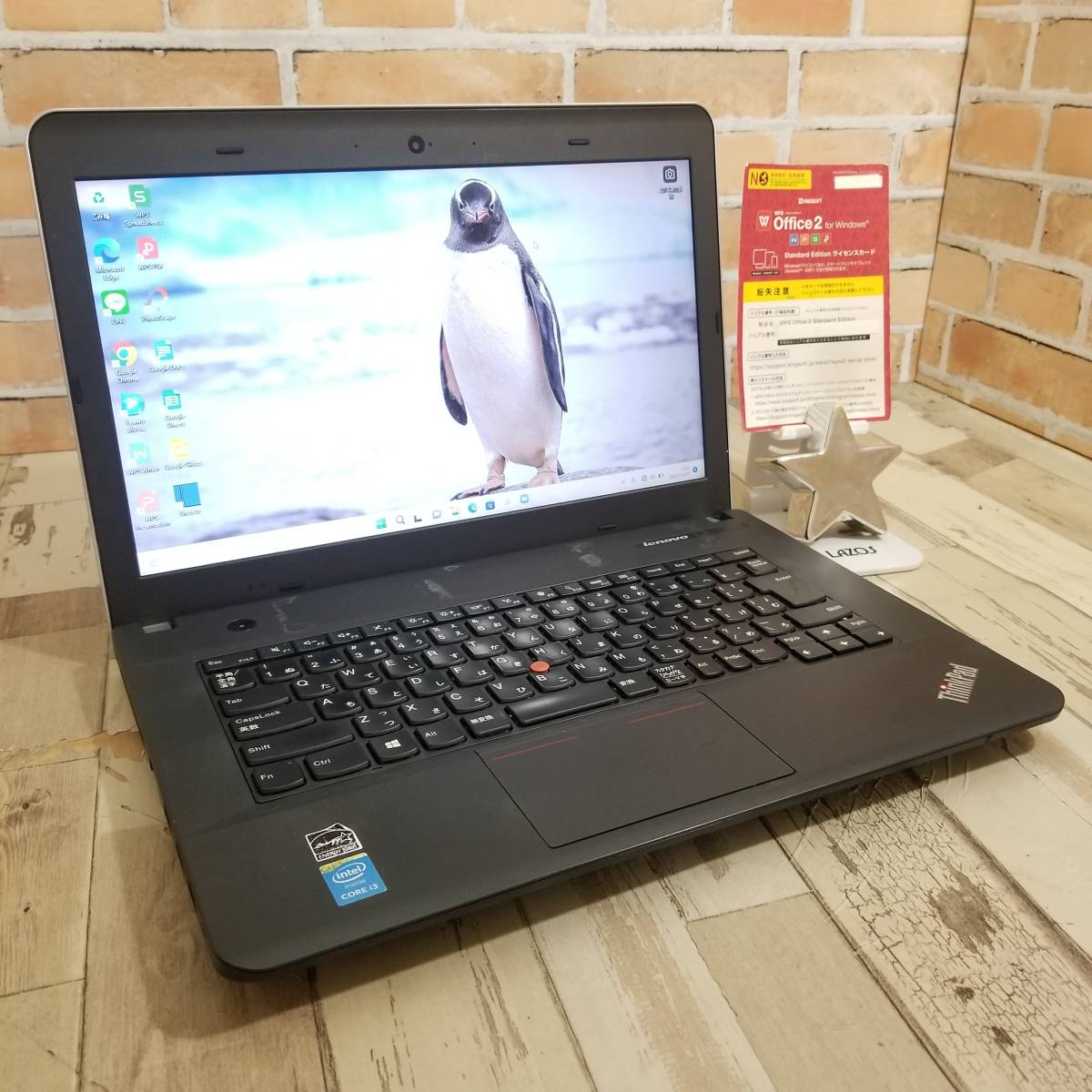 高性能第4世代i3搭載/HDD500GB/メモリ4GB/無線 Wi-Fi/Webカメラ/最新Office搭載/Win11/20C5 ...