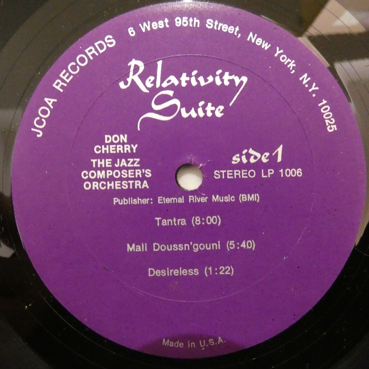 18025057; US盤/JCOA Don Cherry & The Jazz Composer's Orchestra ...